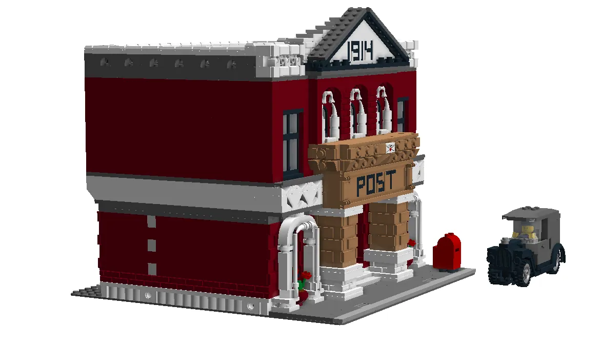 Modular Post Office | LEGO® Ideas