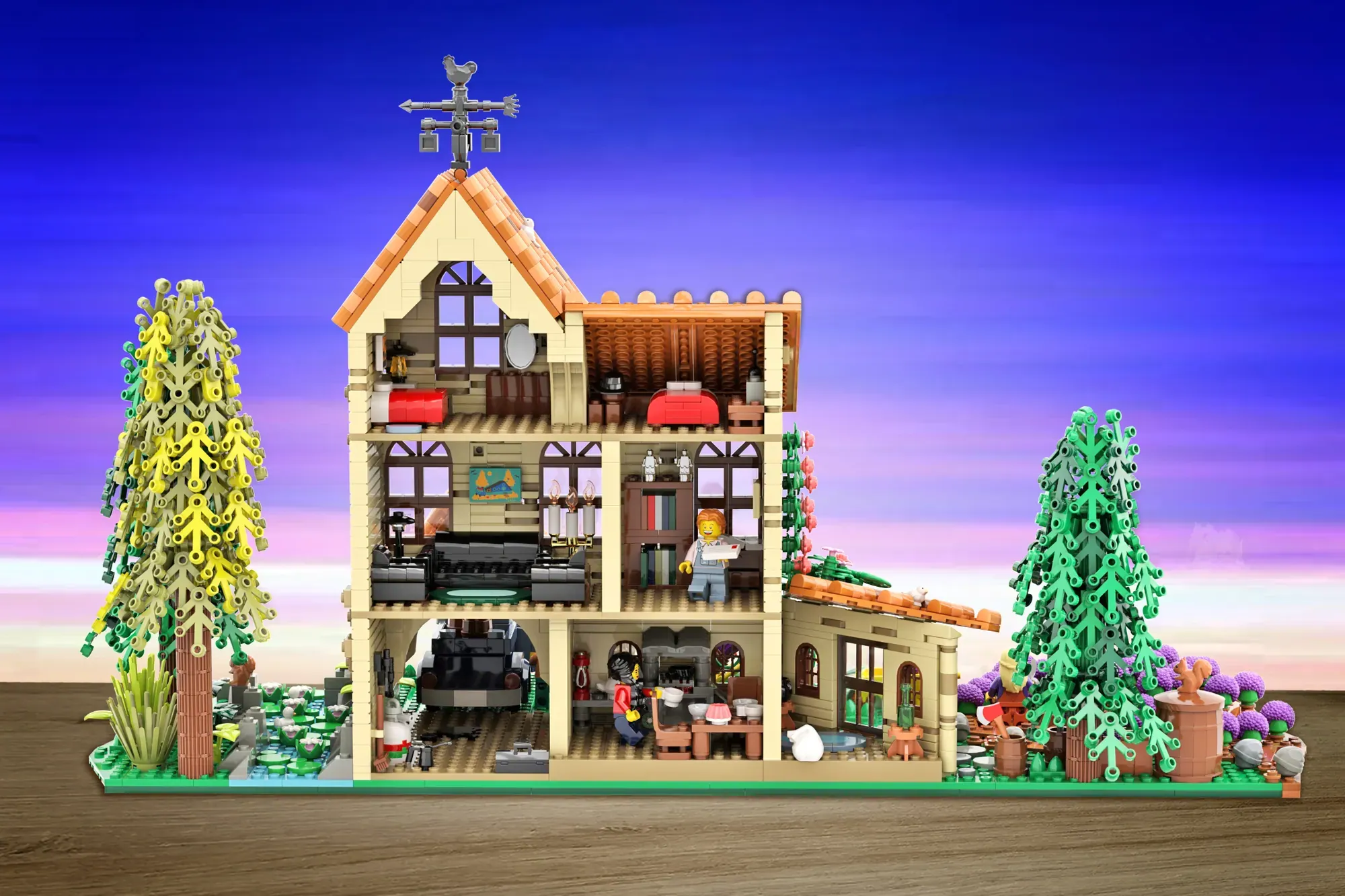 Lavender Fields Villa | LEGO® Ideas