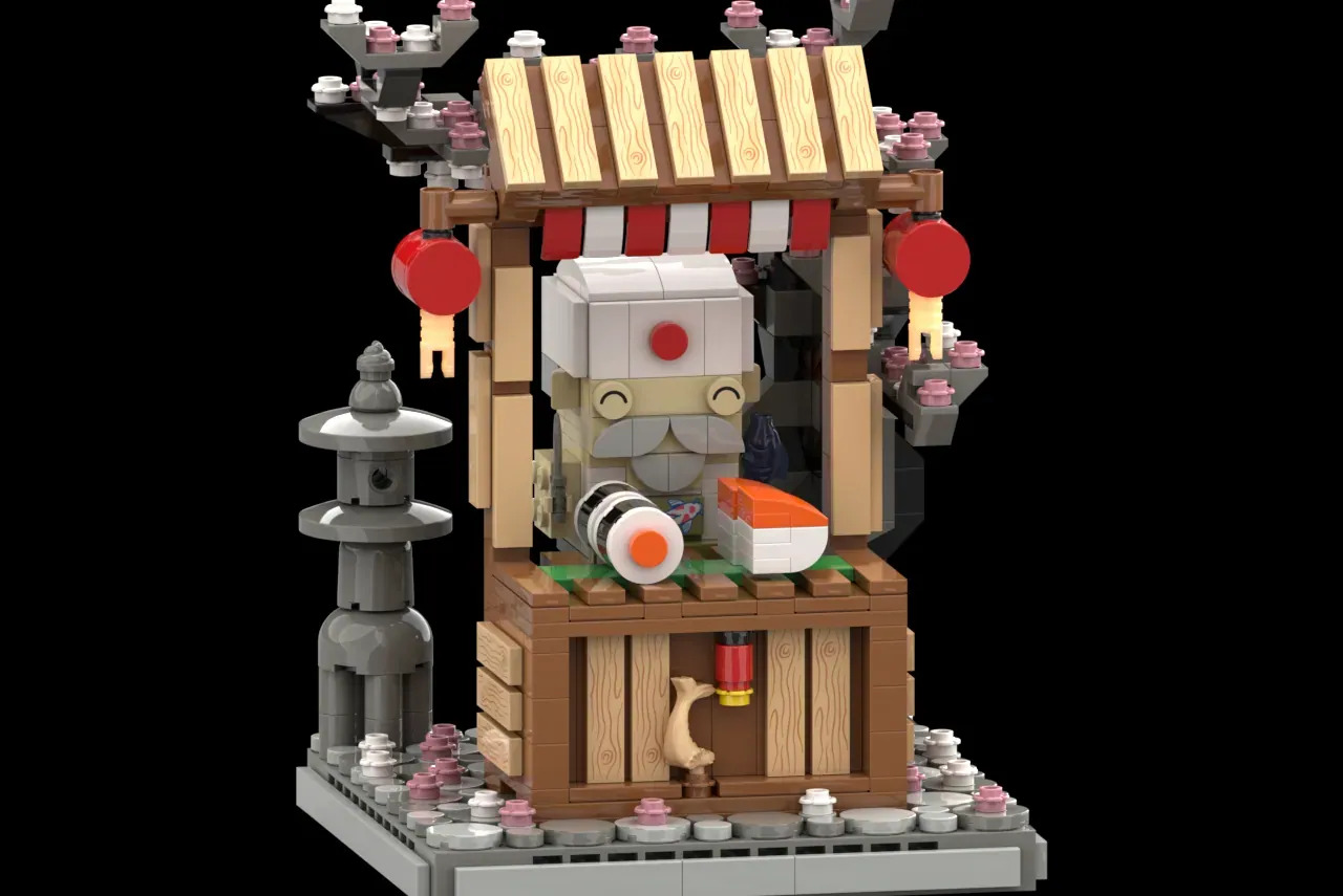 The Hidden Sushi Master’s Shop | LEGO® Ideas