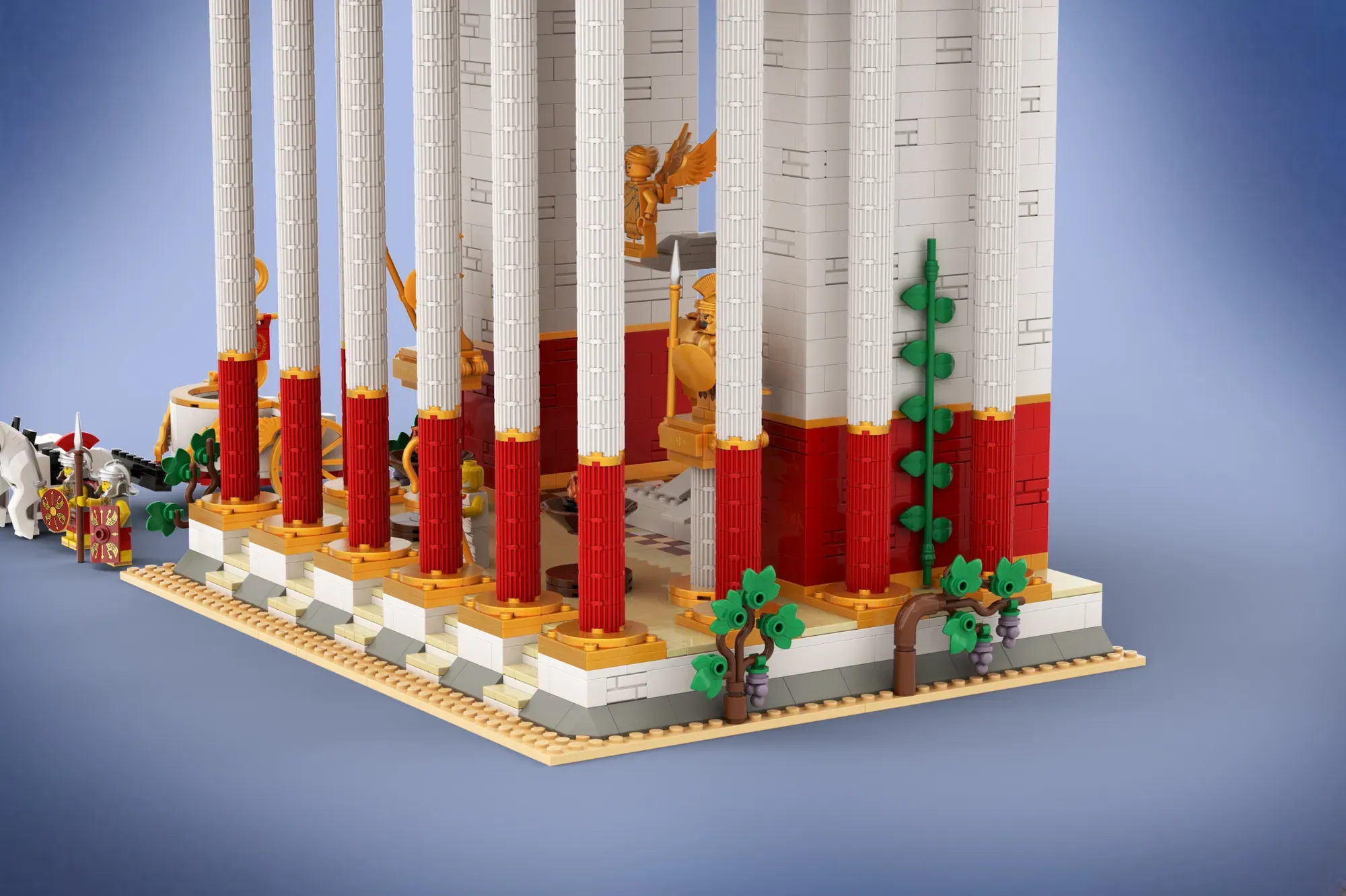 Roman Temple of Jupiter & Chariot | LEGO® Ideas