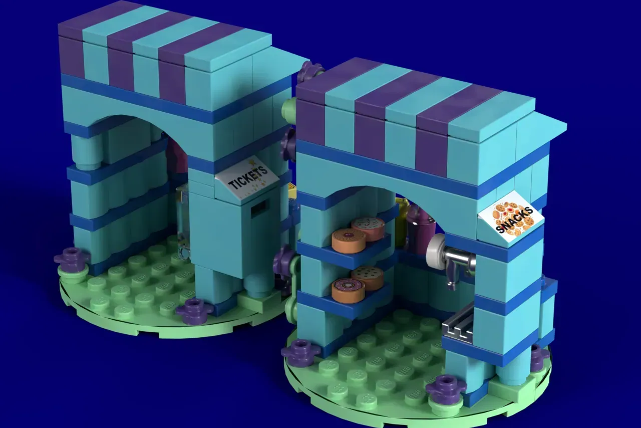 Working Glow in the Dark Spinning Teacups Fairground Ride | LEGO® Ideas