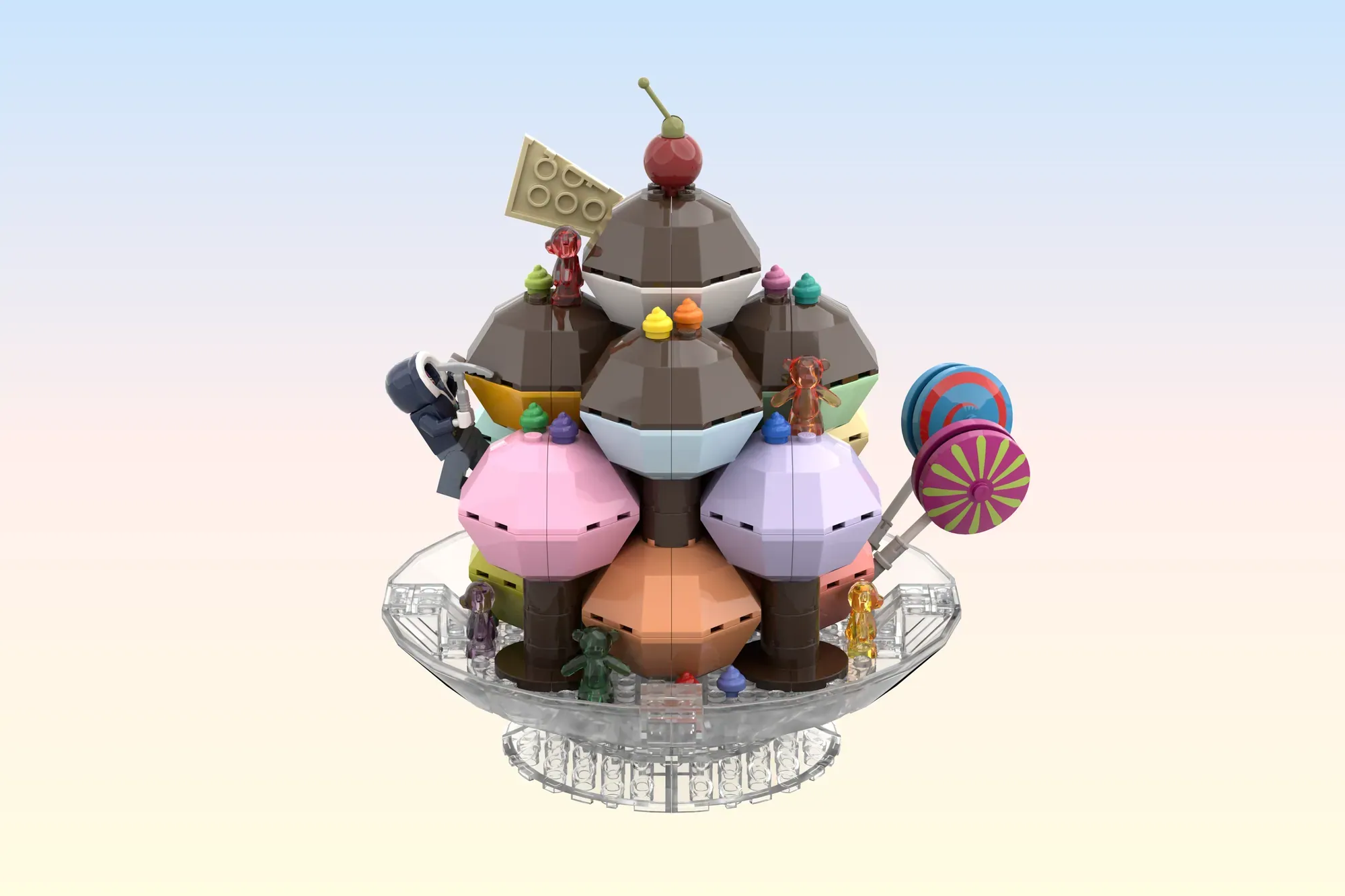 Scaling Mt. Sundae | LEGO® Ideas