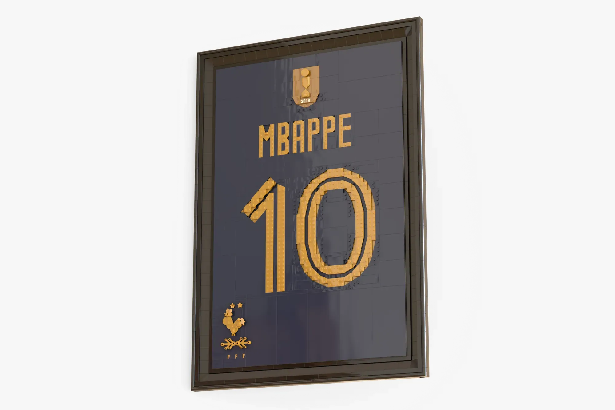 Kylian Mbappé No. 10 Jersey in Frame | LEGO® Ideas