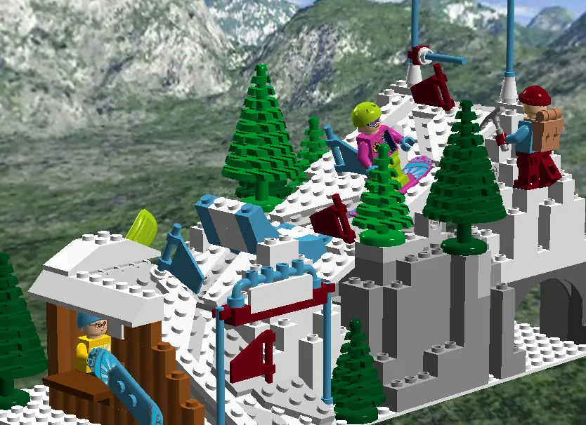 Snowboard descent track | LEGO® Ideas