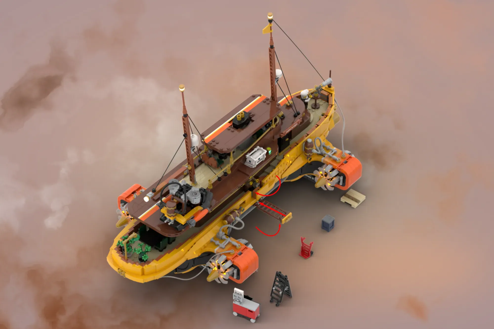Zephyr Voyager: Chet Flybergs Amazing Airship | LEGO® Ideas