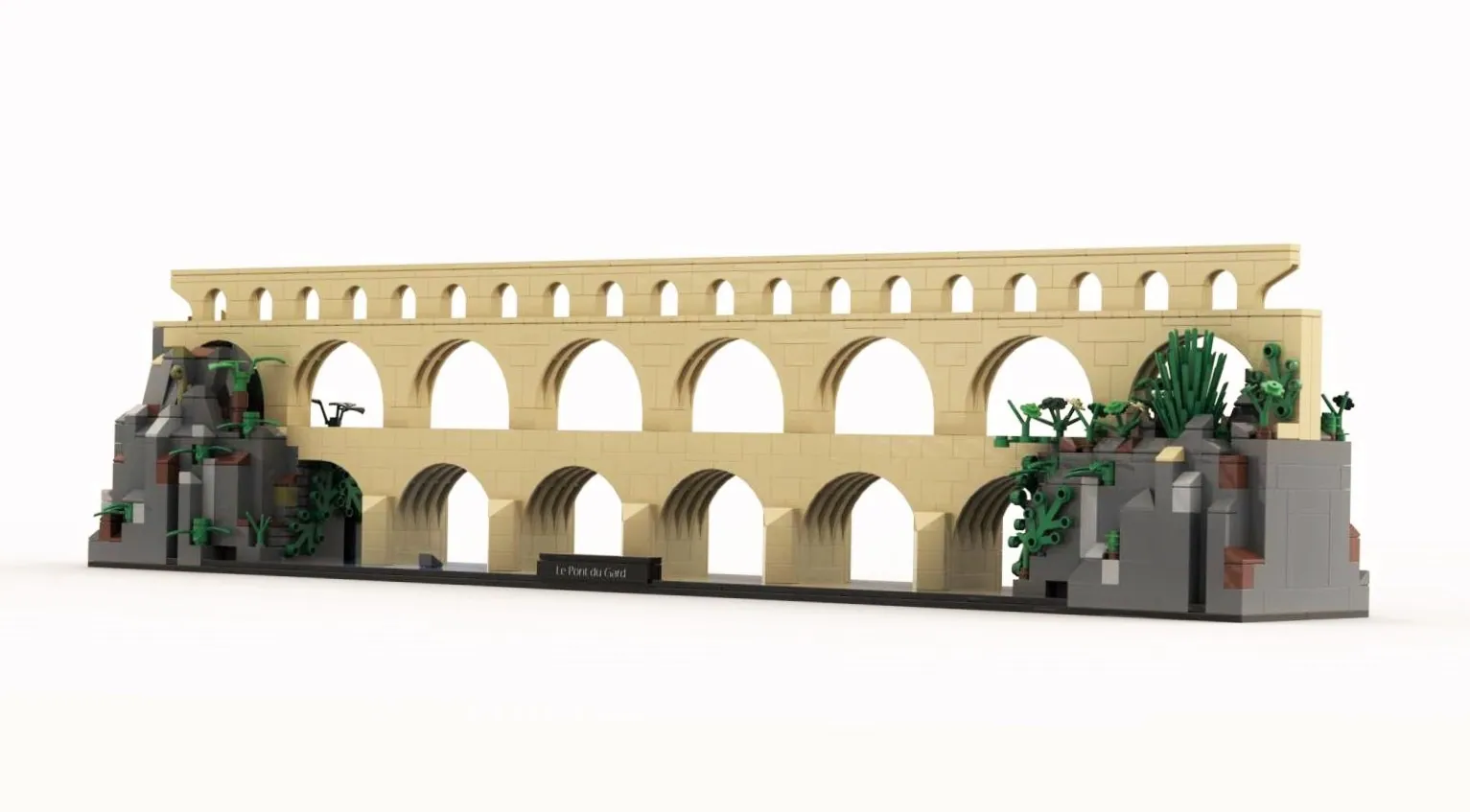 Roman aqueduct " Pont du Gard " | LEGO® Ideas