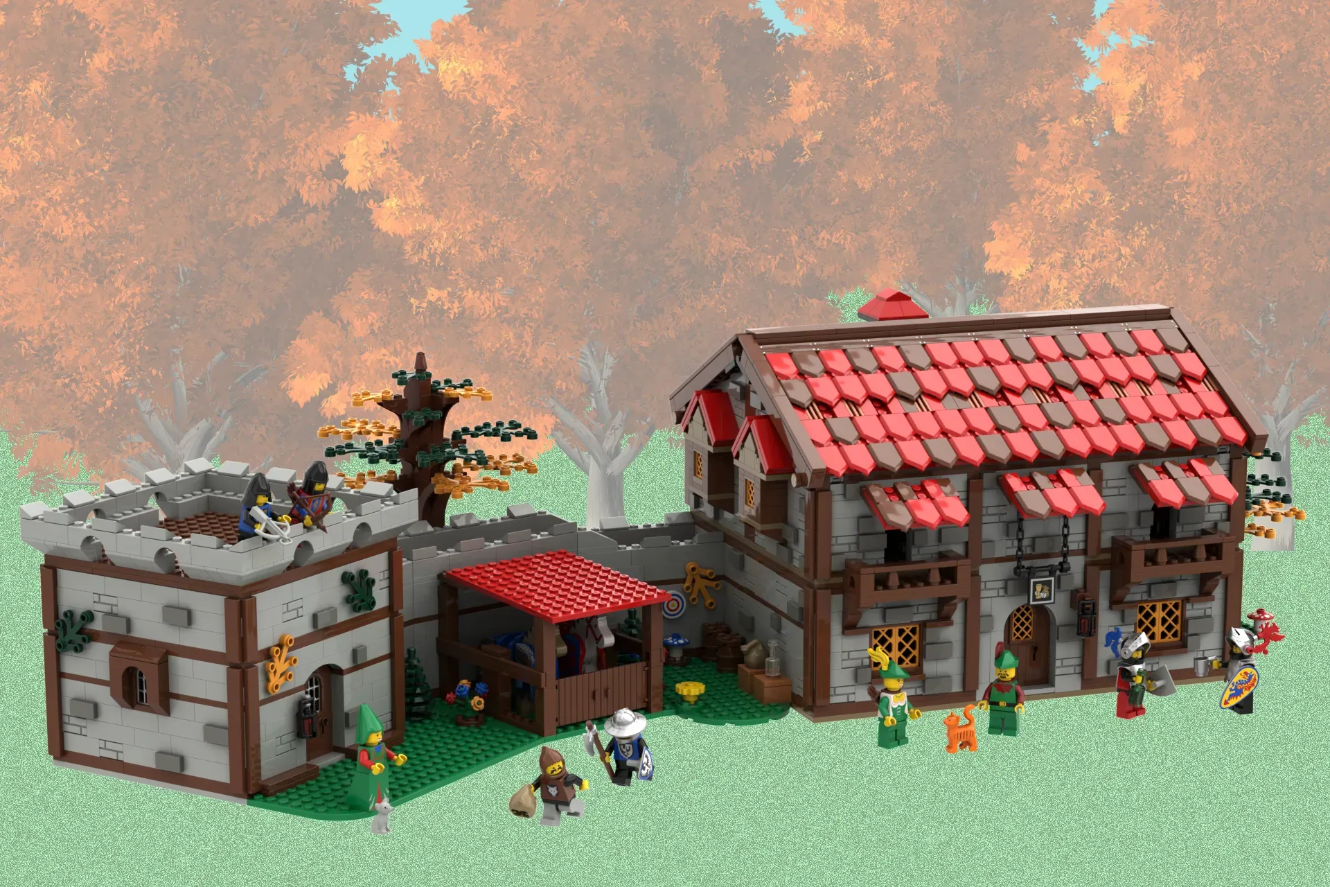 Guarded Castle Theme Inn | LEGO® Ideas