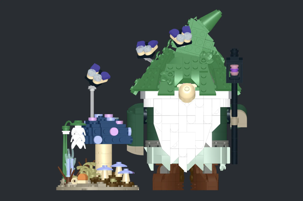 LEGO IDEAS - The Gnome and His Magical Mushrooms