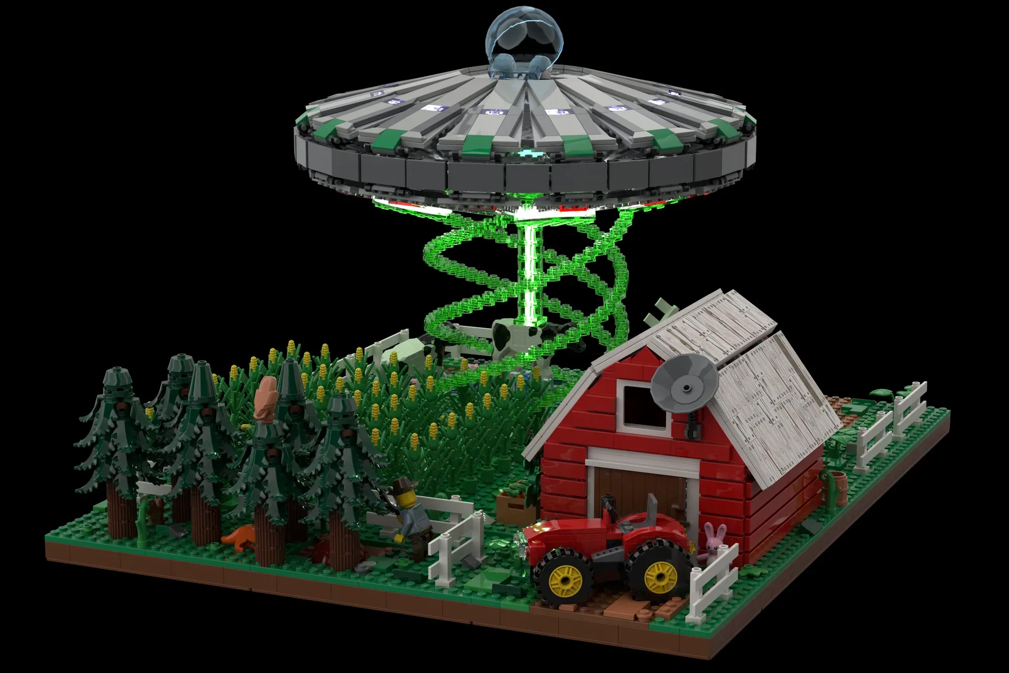 Alien Abduction: Midnight on the Farm | LEGO® Ideas
