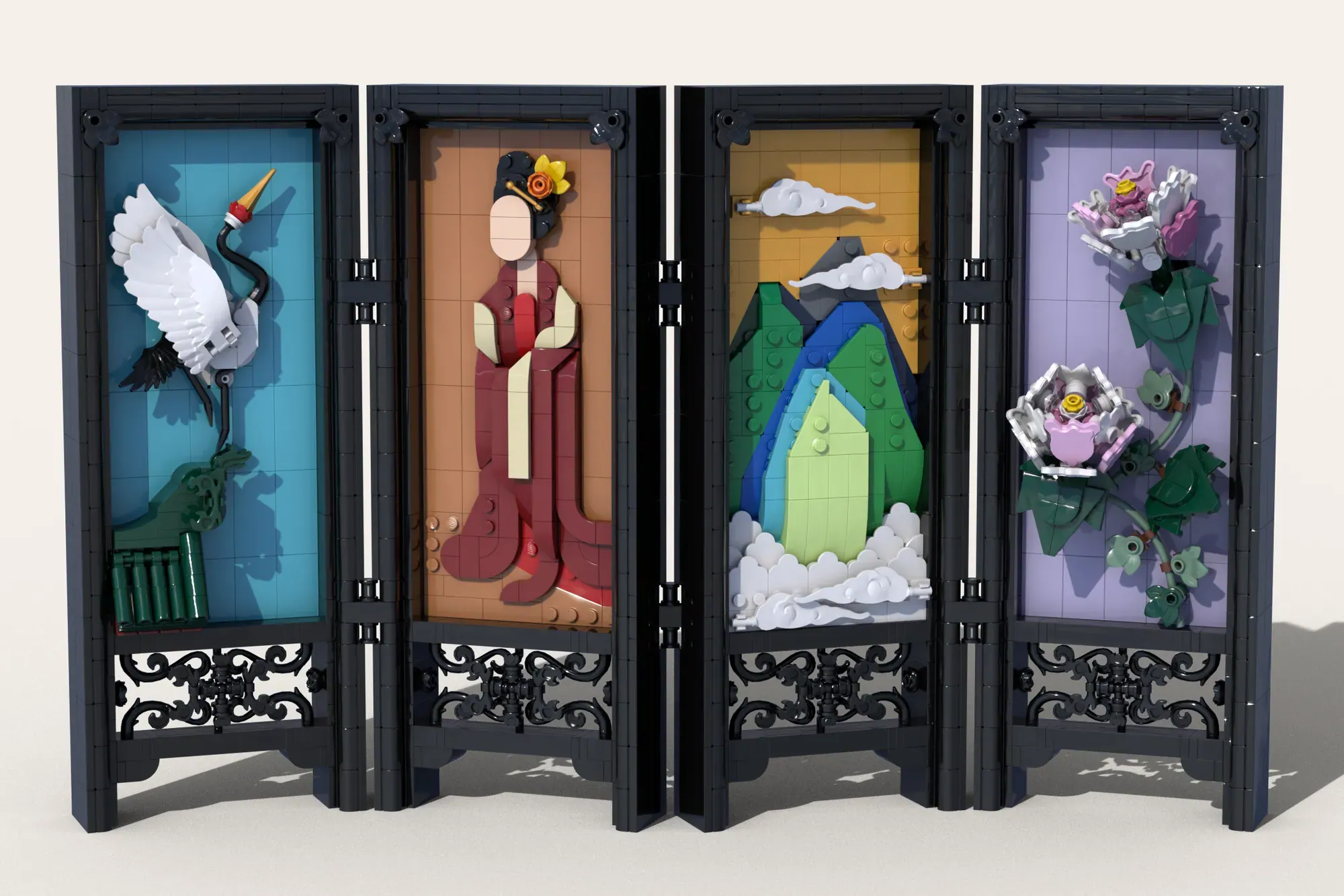 Chinese Folding Screen | LEGO® Ideas