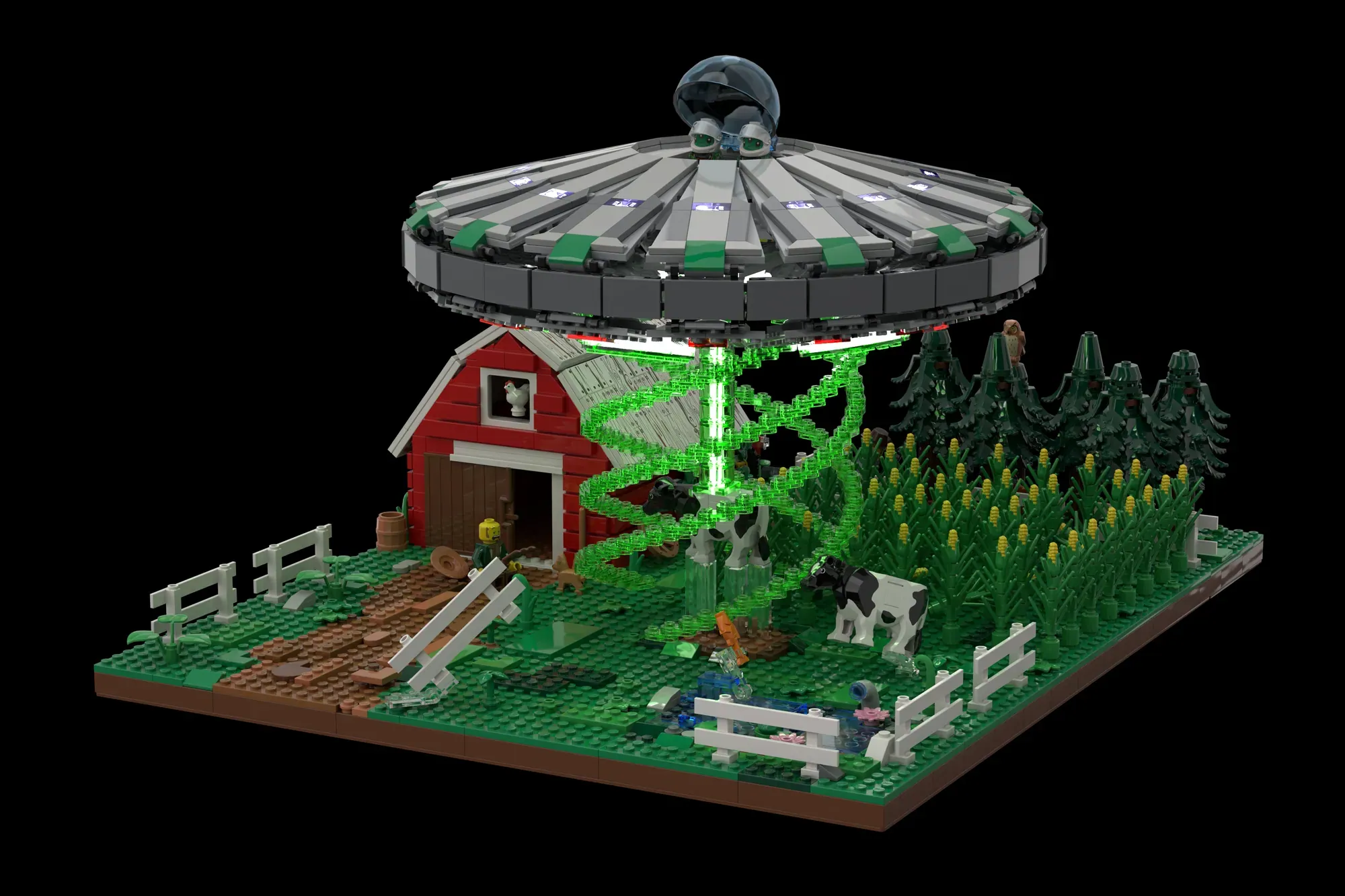 Alien Abduction: Midnight on the Farm | LEGO® Ideas