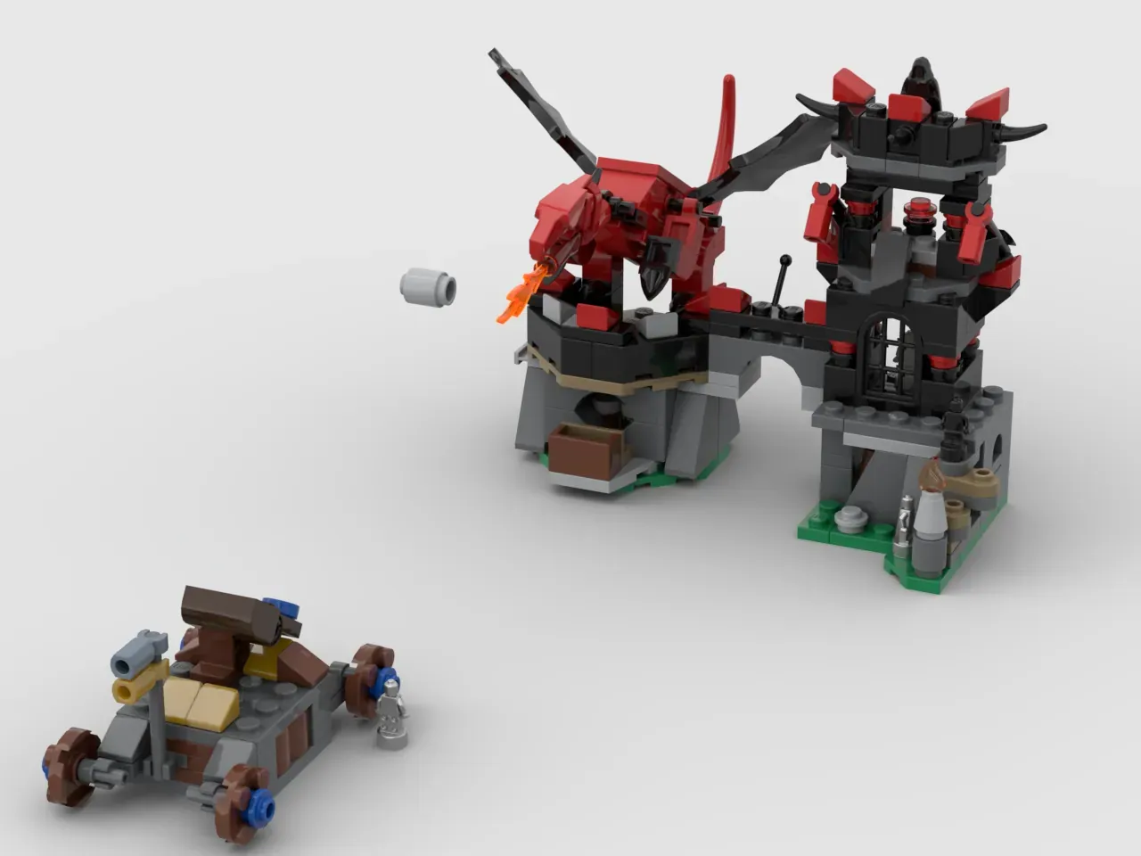 Micro Dragon Mountain | LEGO® Ideas