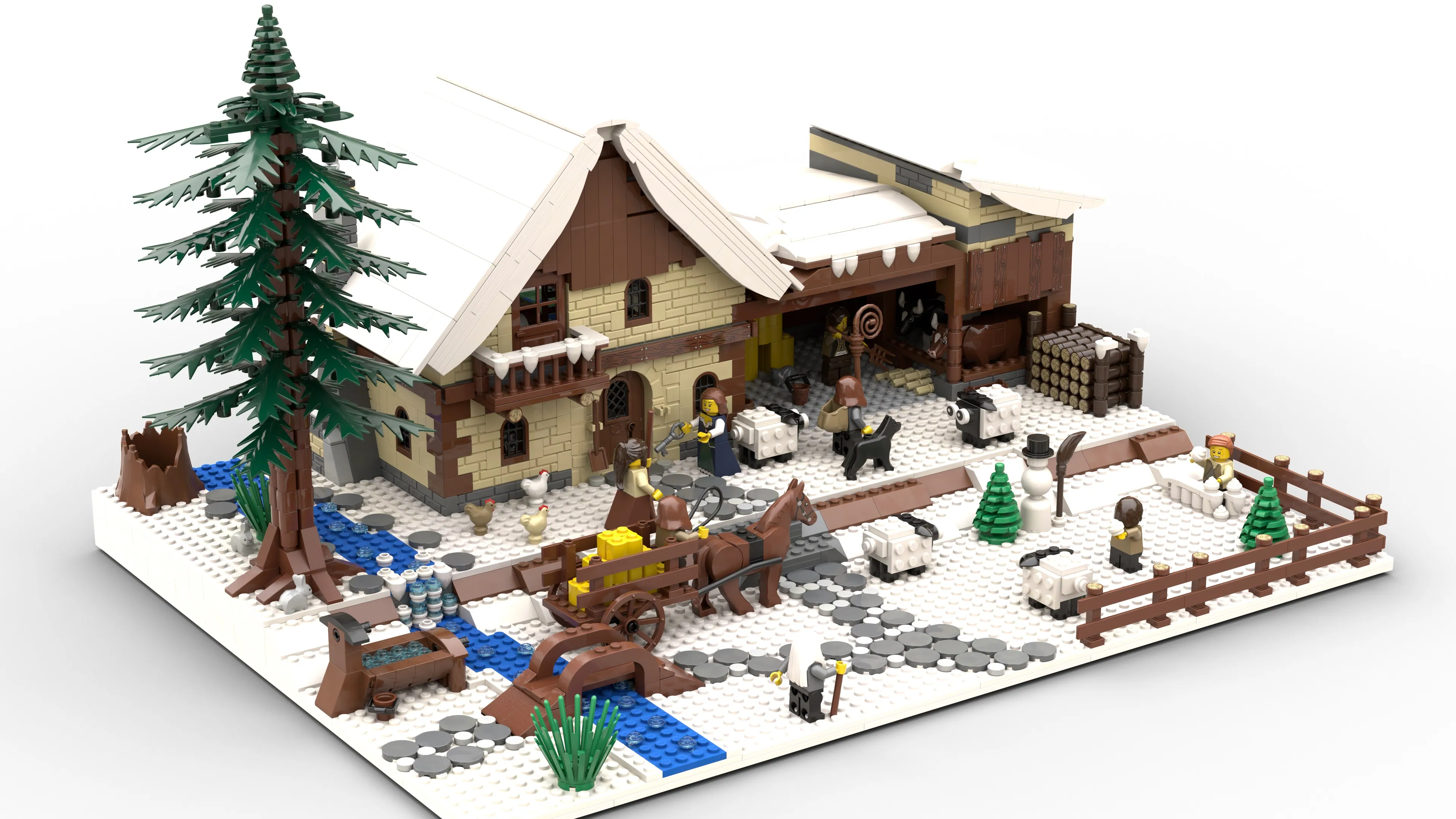 Medieval Mountain Farm | LEGO® Ideas