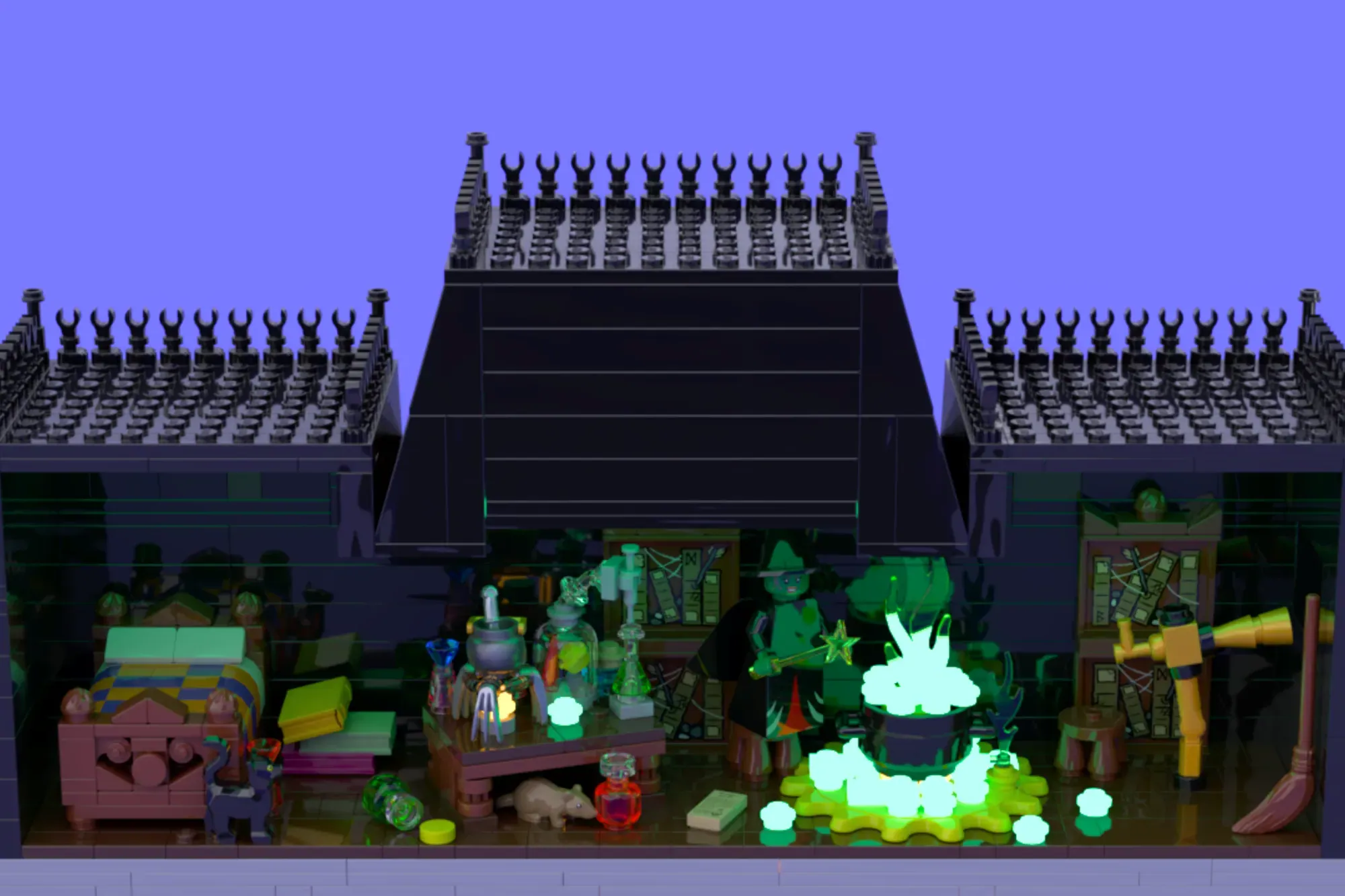 Midnight Adventure at the Nightmare Mansion | LEGO® Ideas