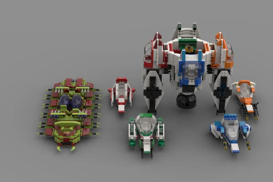 Lego Galaxy Squad Green Team