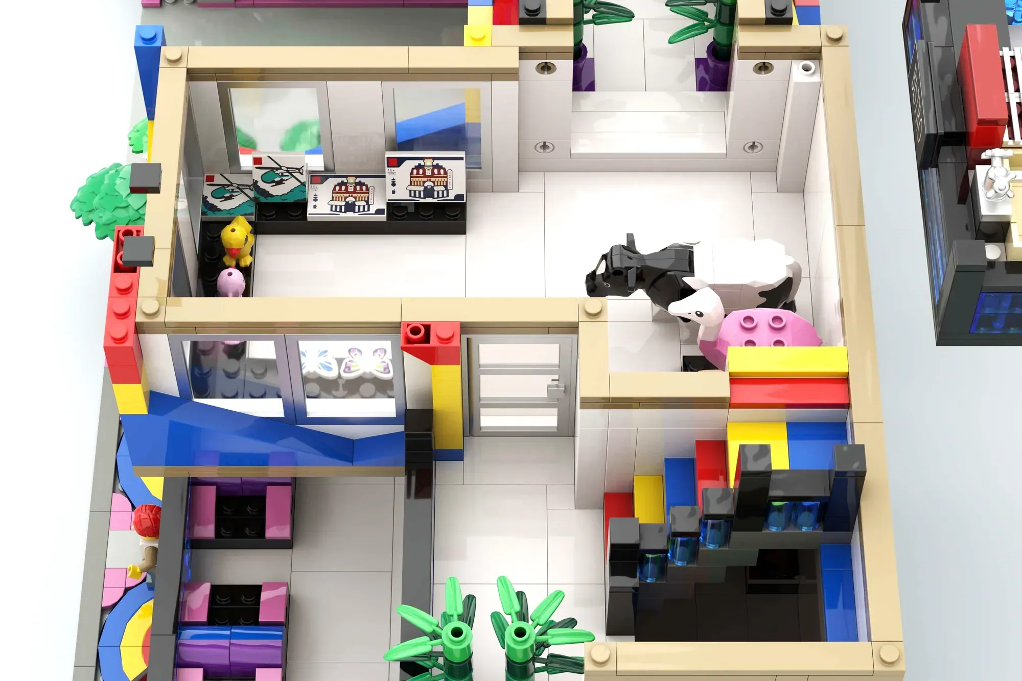 Modular Shopping Centre: The Sky Walk | LEGO® Ideas