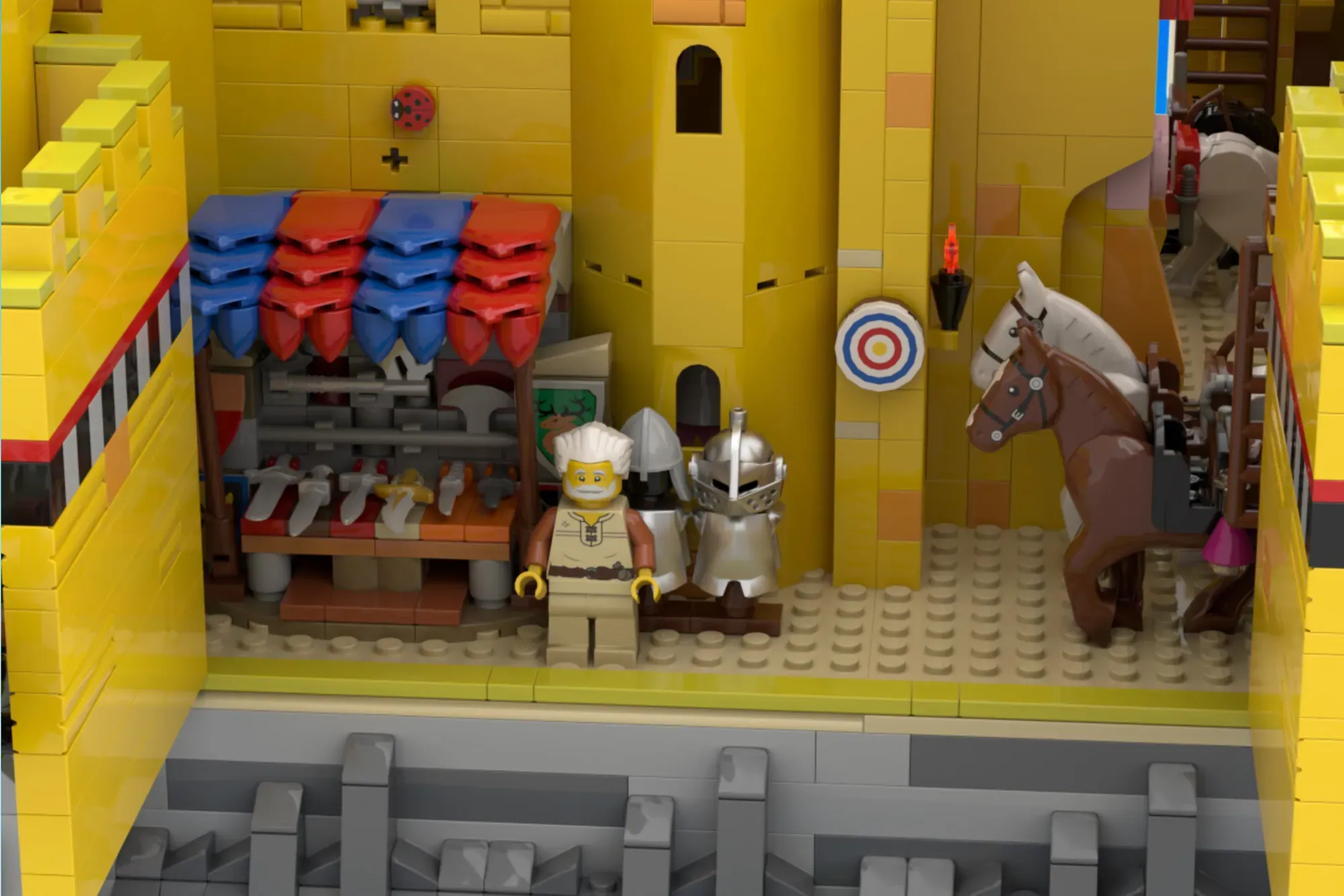 Magnificent Yellow Castle | LEGO® Ideas