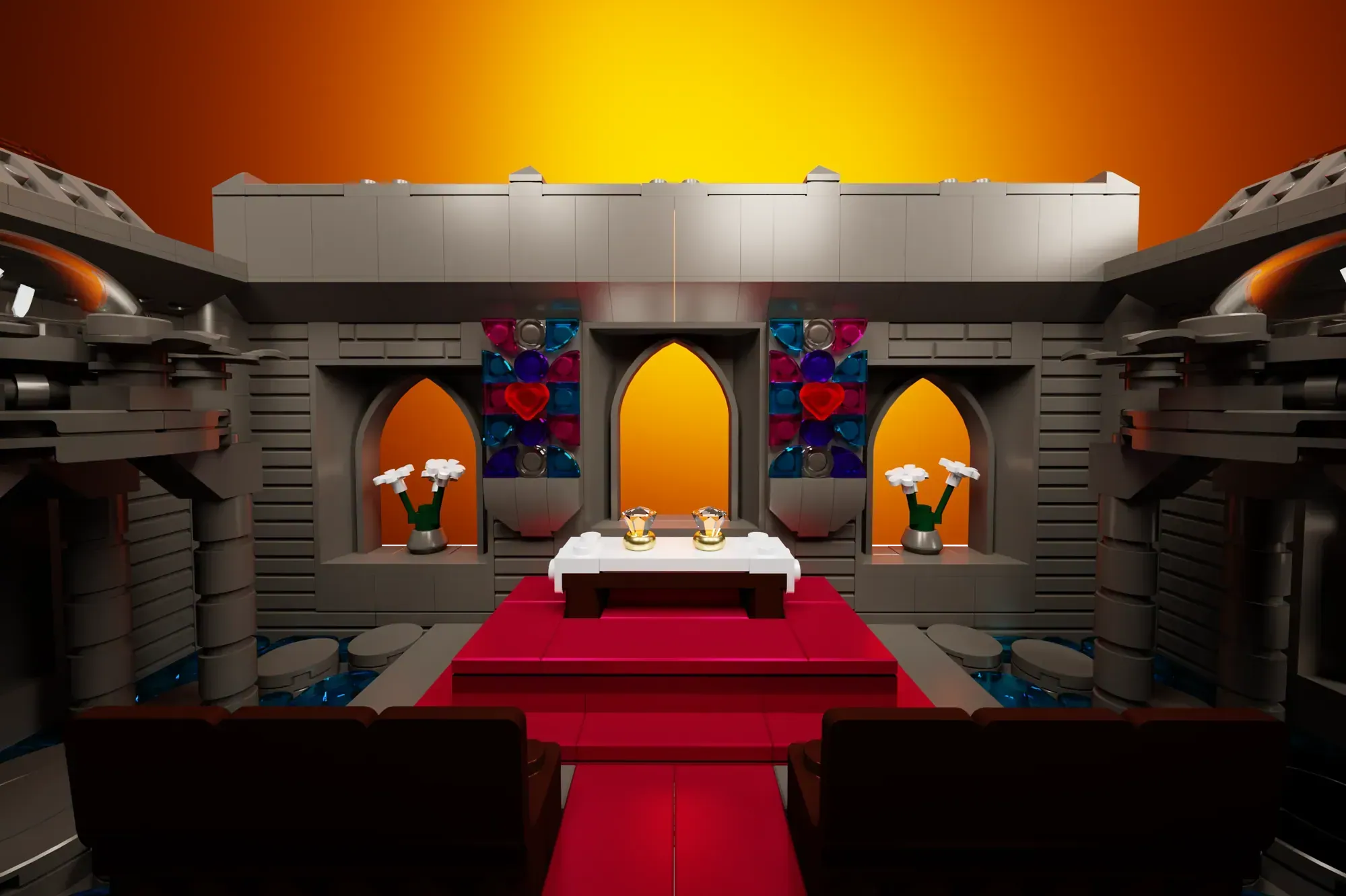 Final Fantasy XIV: Sanctum of the Twelve (10th Anniversary) | LEGO® Ideas