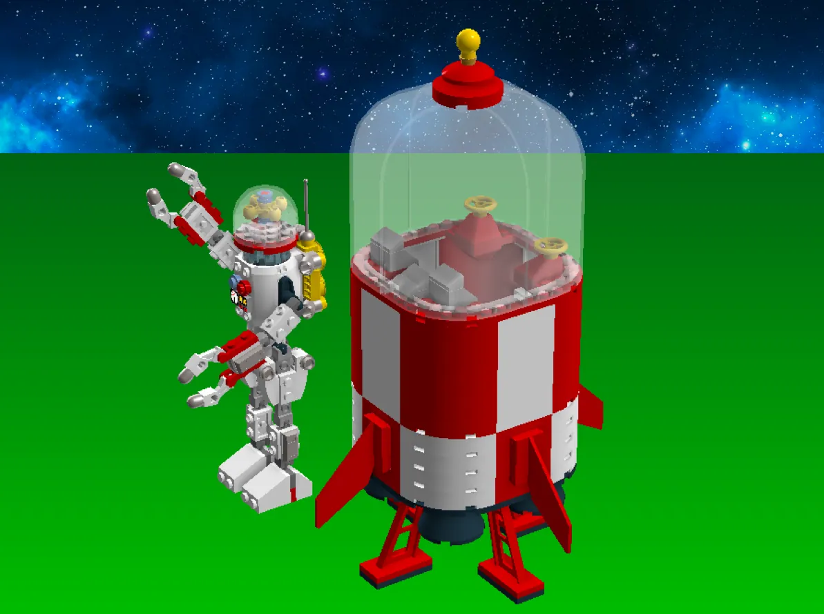 Rocket-ship Robot | LEGO® Ideas
