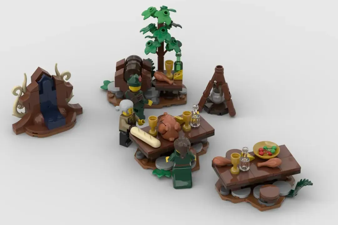 Woodlands Hideout & Banquet | LEGO® Ideas
