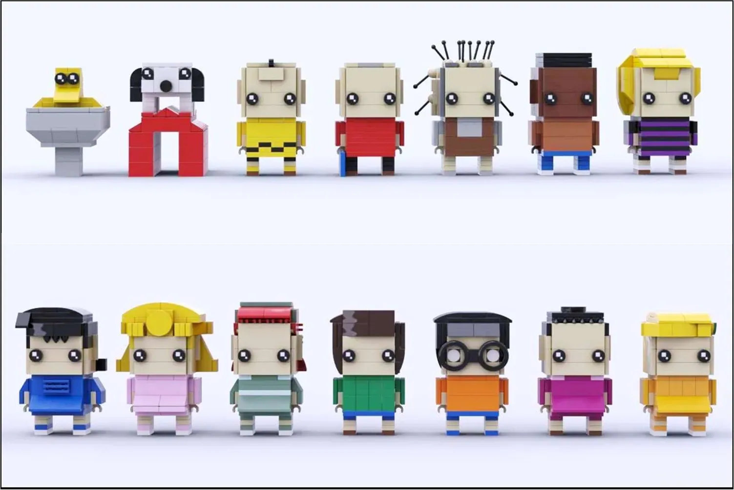 Peanuts Gang Brickheadz | LEGO® Ideas