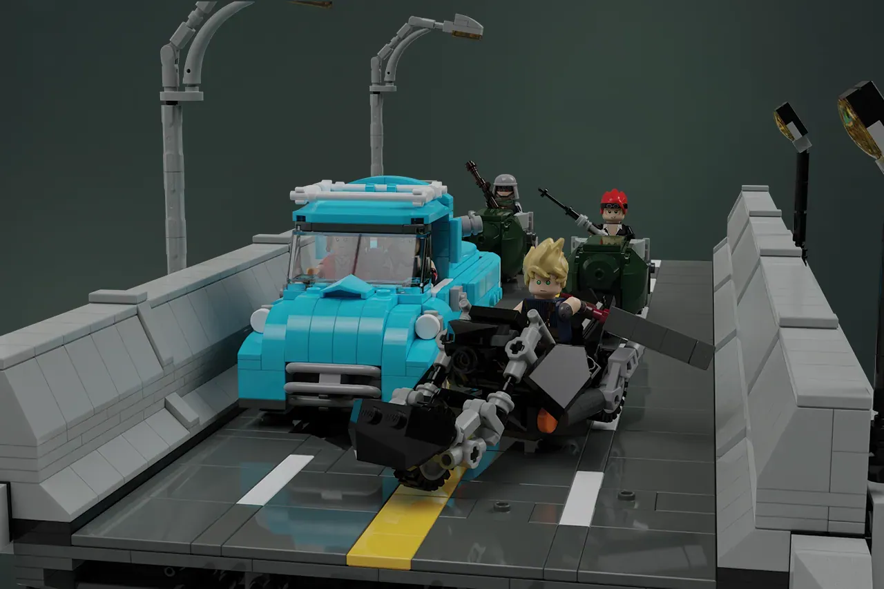Final Fantasy VII: Midgar Expressway Chase | LEGO® Ideas