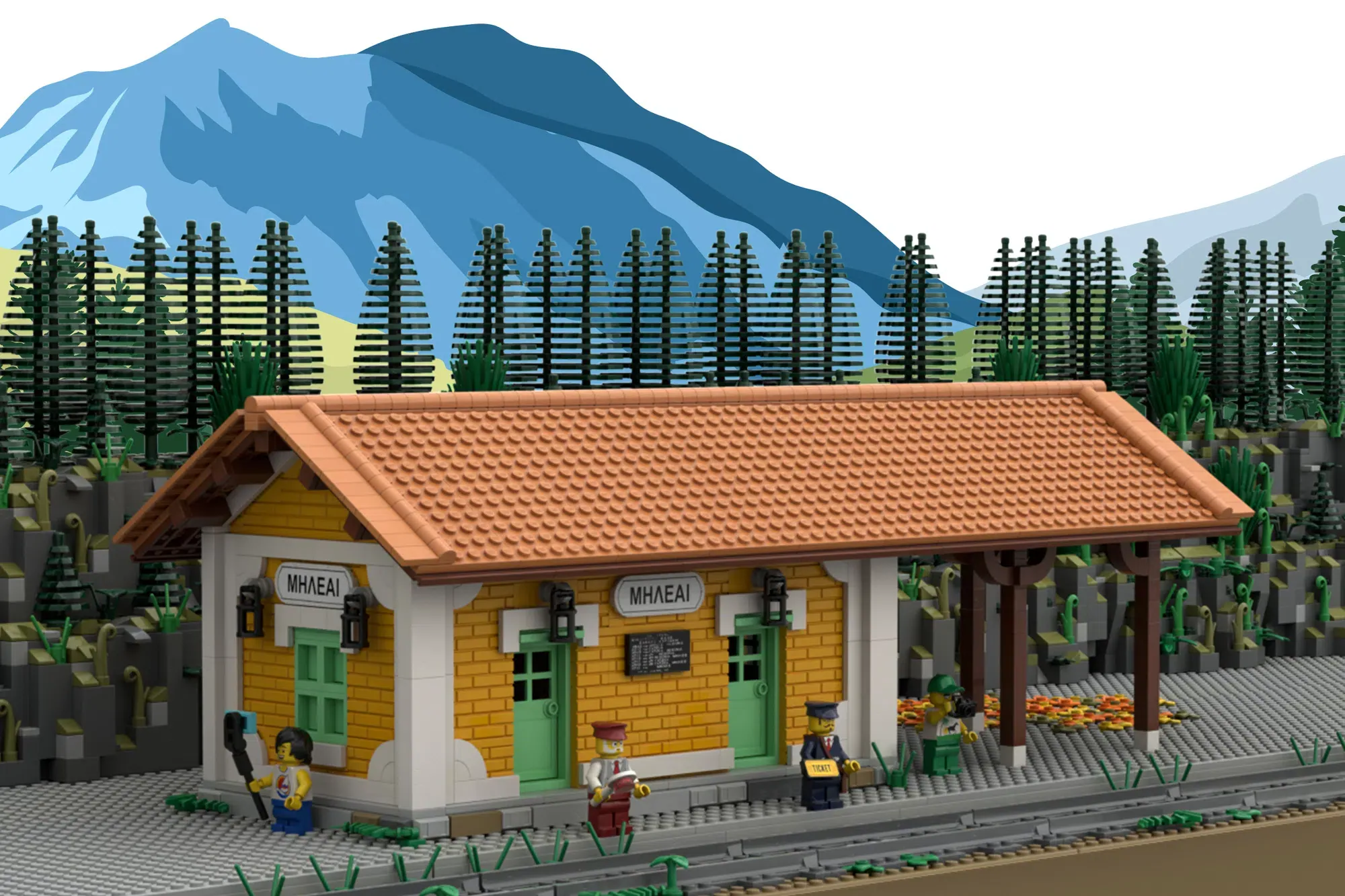 Milies Old Train Station | LEGO® Ideas
