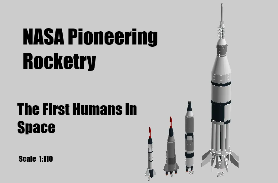 NASA Pioneering Rocketry:- The First Humans in Space | LEGO® Ideas
