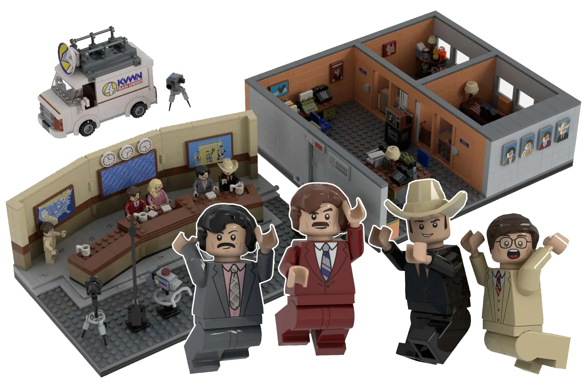 Anchorman Channel 4 News Team | LEGO® Ideas