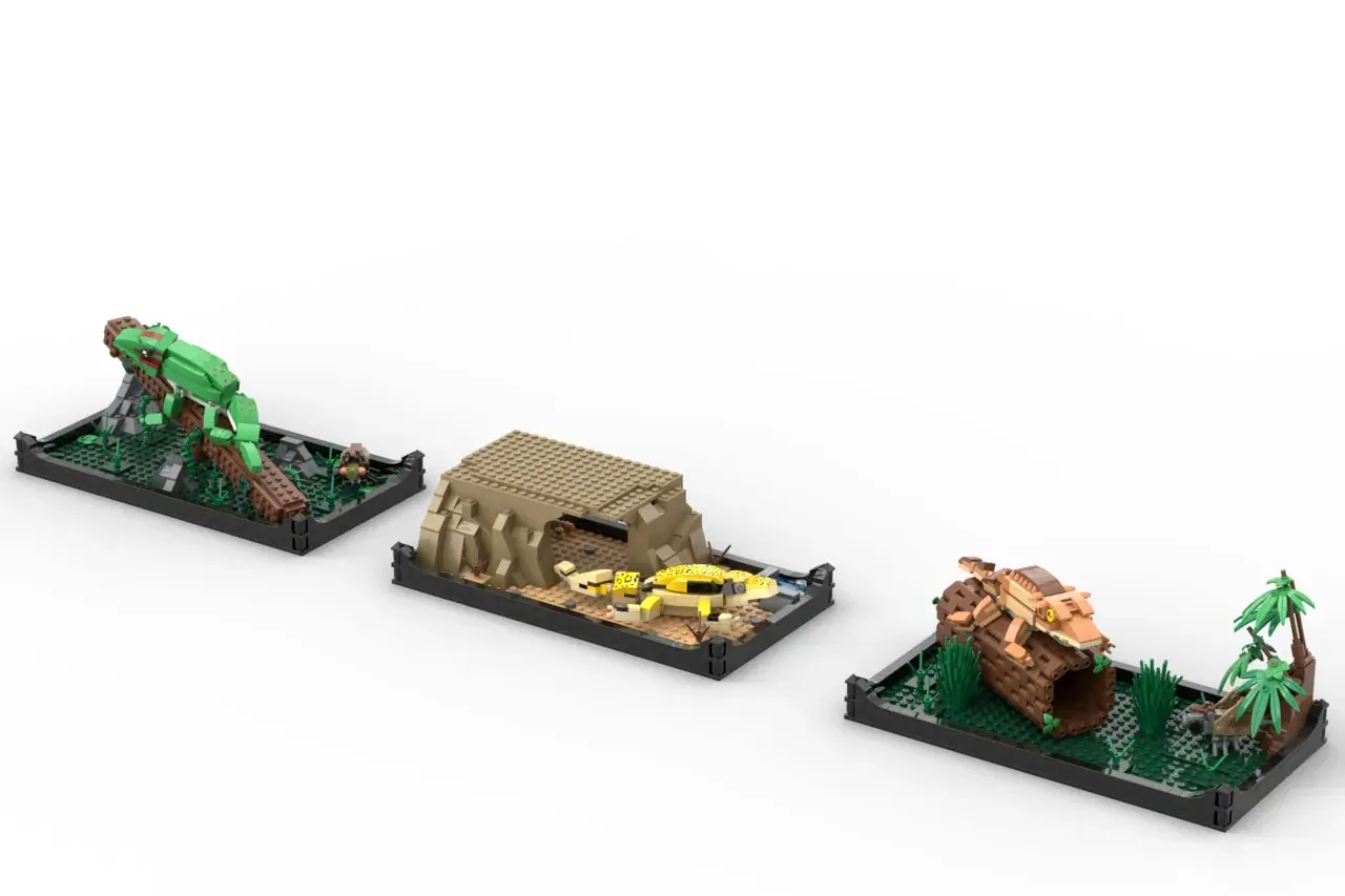 Gecko Dioramas | LEGO® Ideas