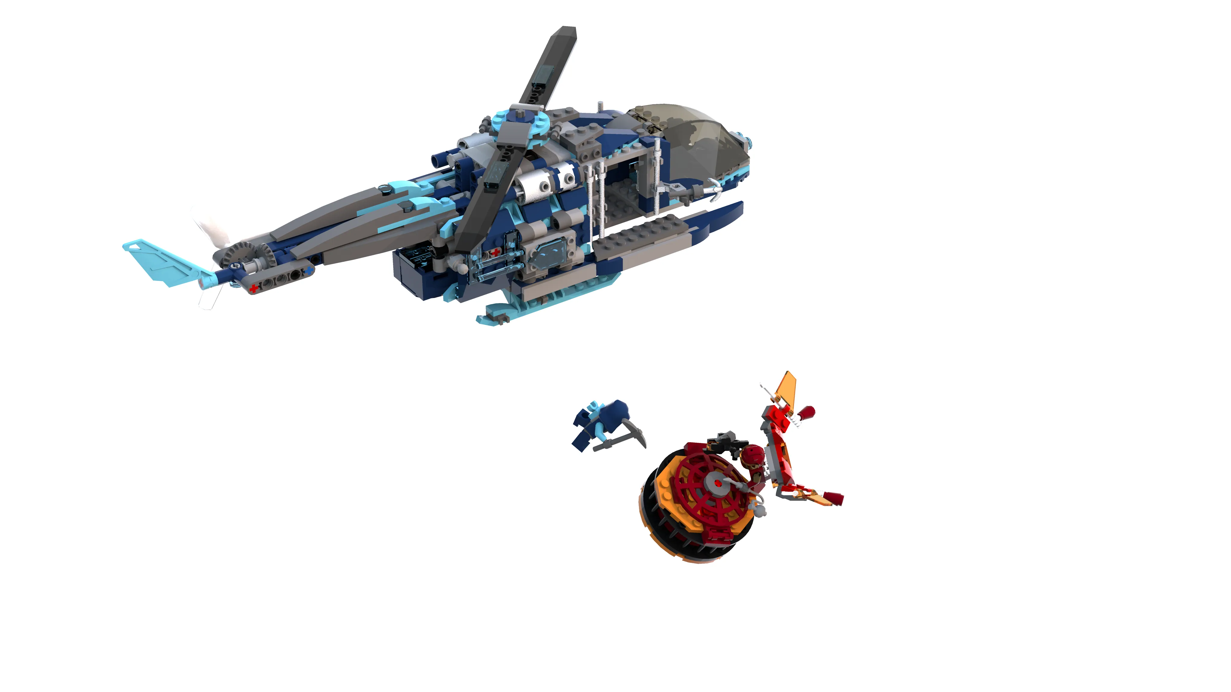 Project Elements: Chapter 1 Ice vs Fire: 03 Ice Copter vs. Fire ...