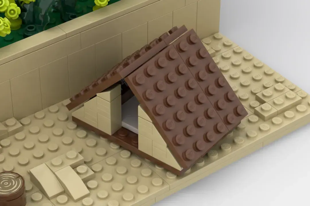 3d Landscape Painting With Camping Scene | LEGO® Ideas