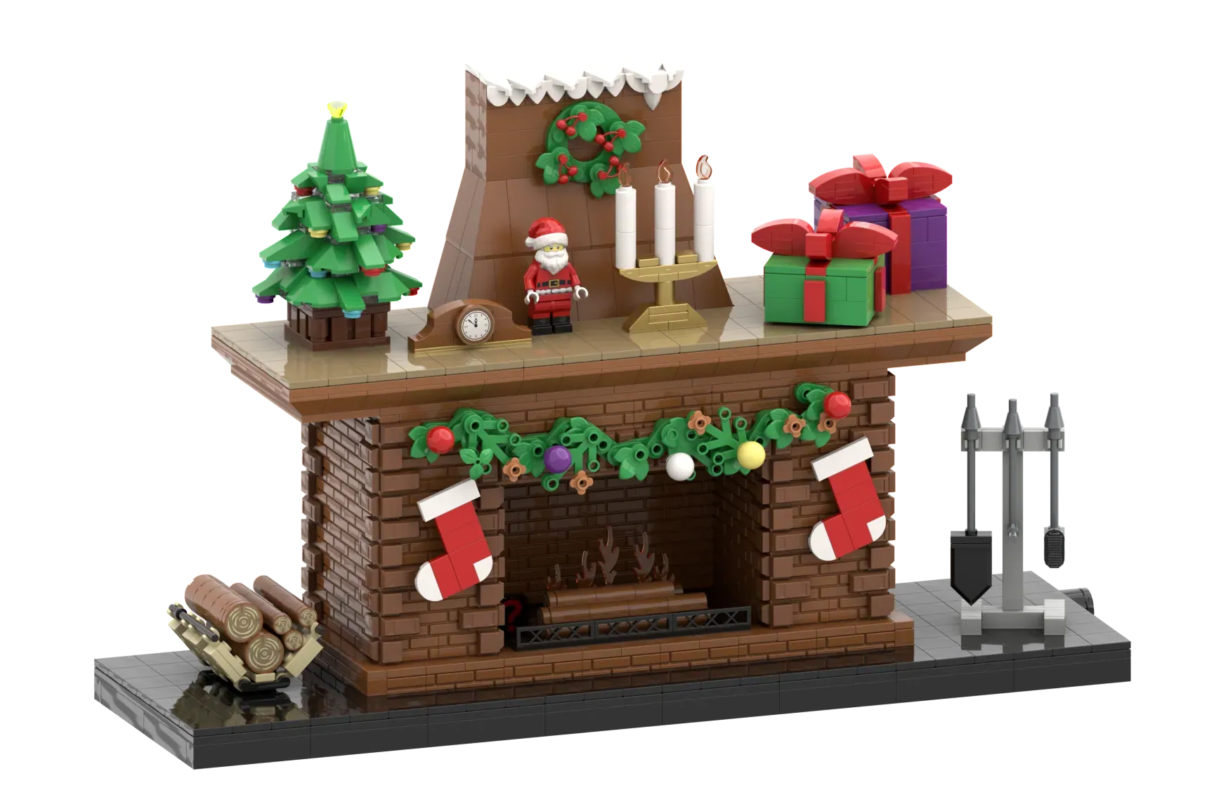 Winter Fireplace | LEGO® Ideas