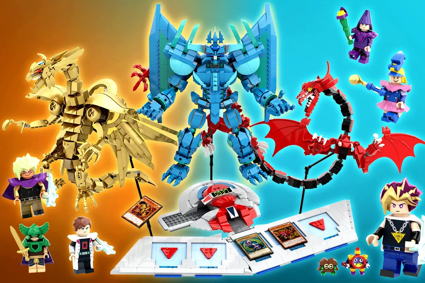 Battle City- Egyptian Gods and Duel Disk | LEGO® Ideas