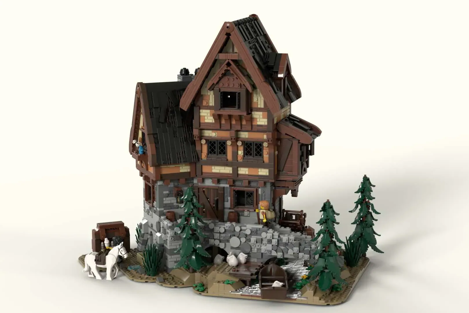 Medieval Watermill | LEGO® Ideas