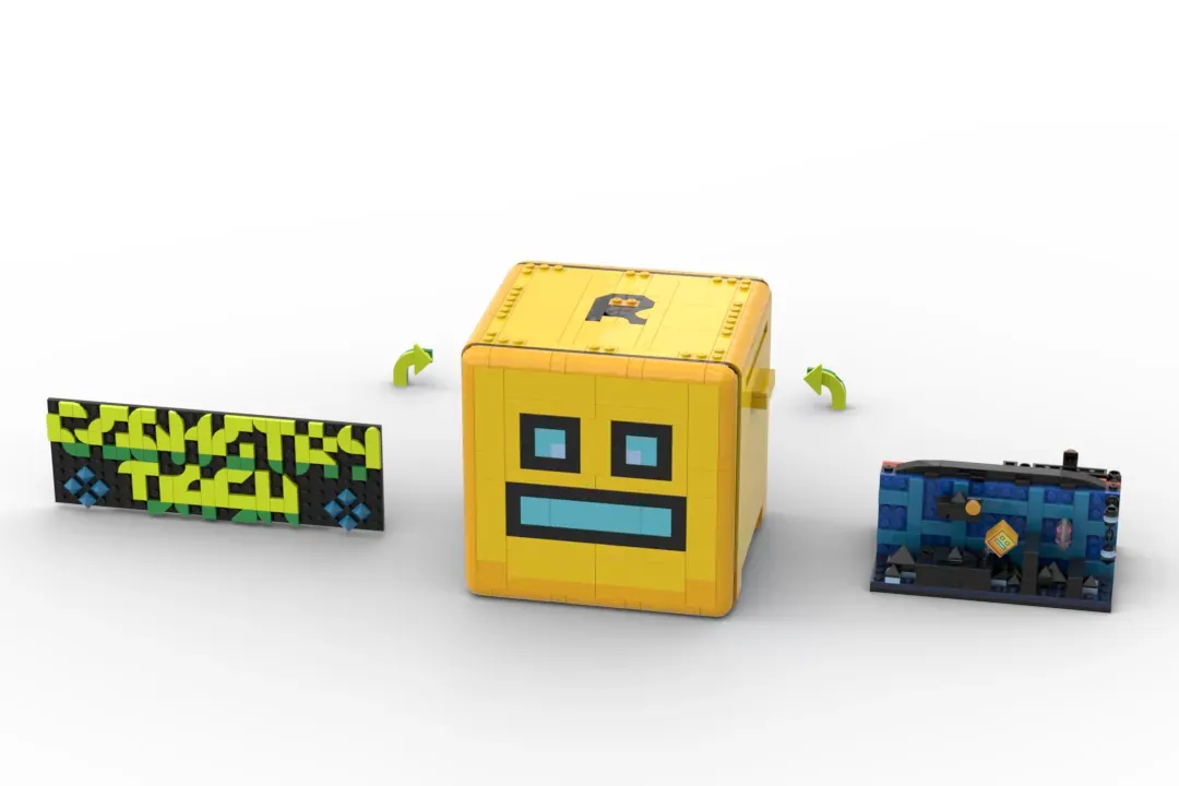 Geometry Dash - Cube | LEGO® Ideas