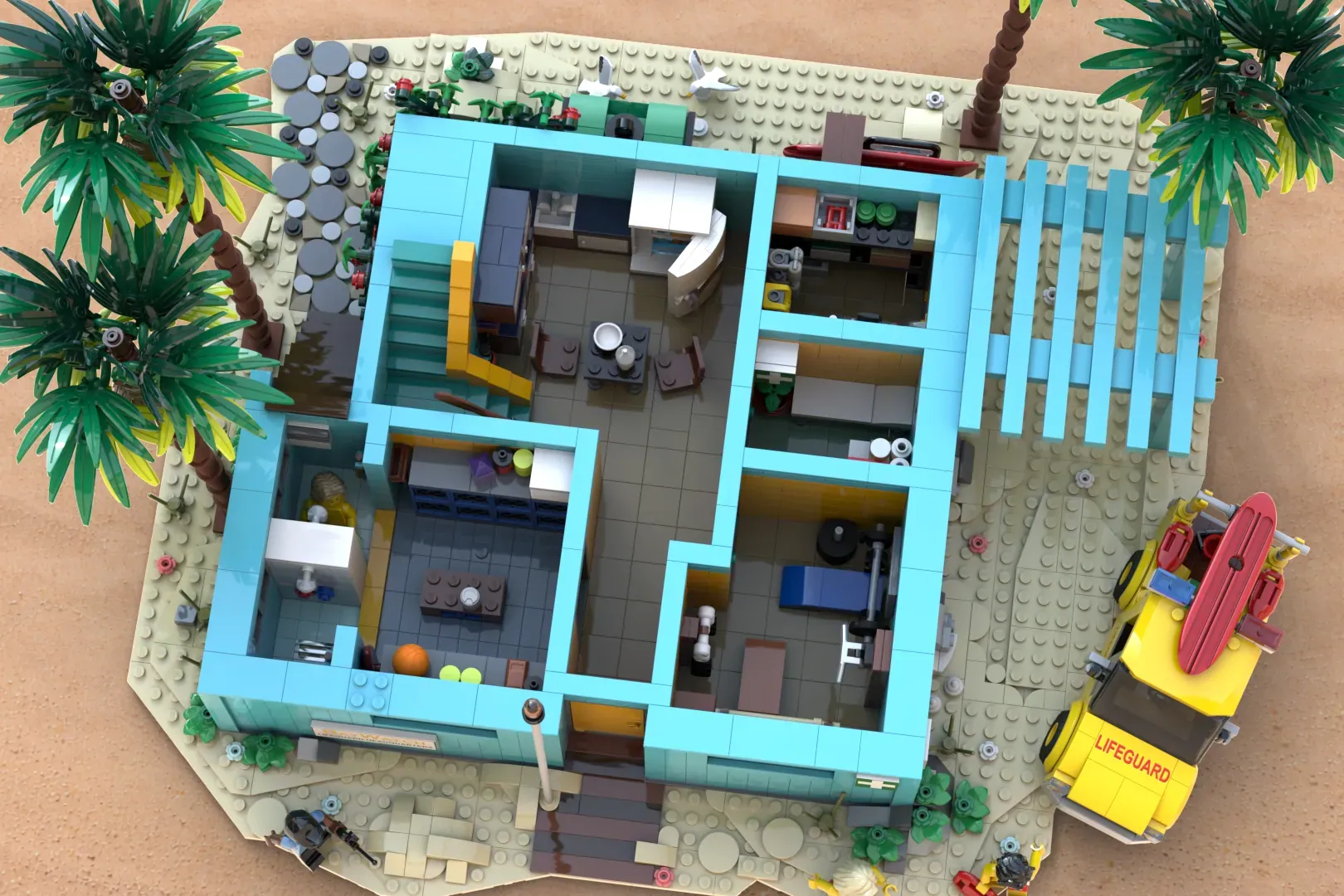 Baywatch Lifeguard Headquarters | LEGO® Ideas