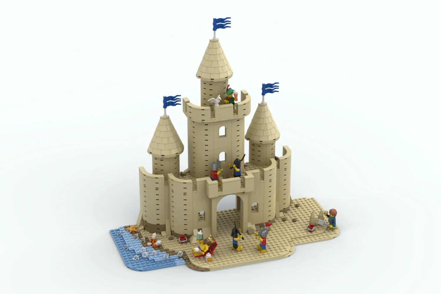 Sandcastle Adventures by the Beach | LEGO® Ideas