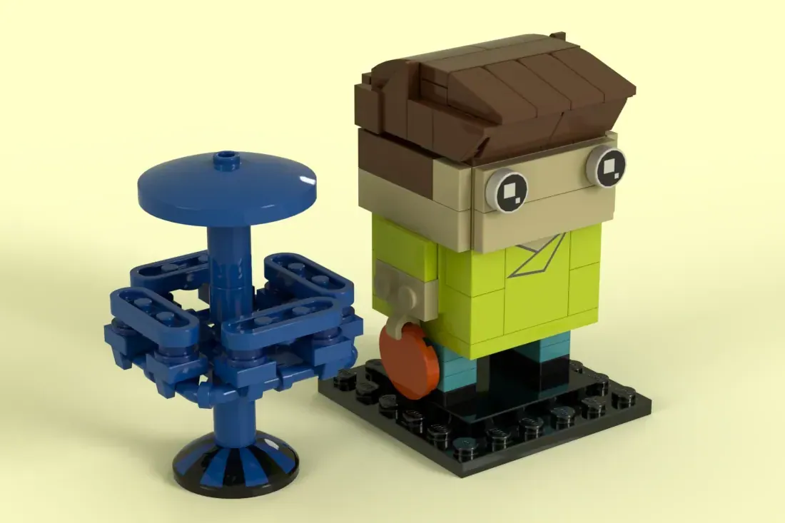 Disc Golfer With a Basket | LEGO® Ideas