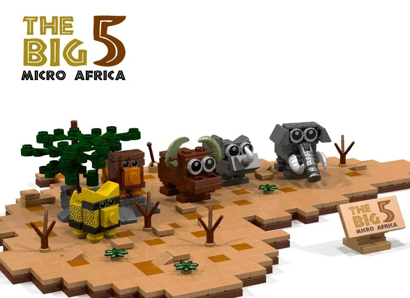 The Big 5 - Micro Africa | LEGO® Ideas