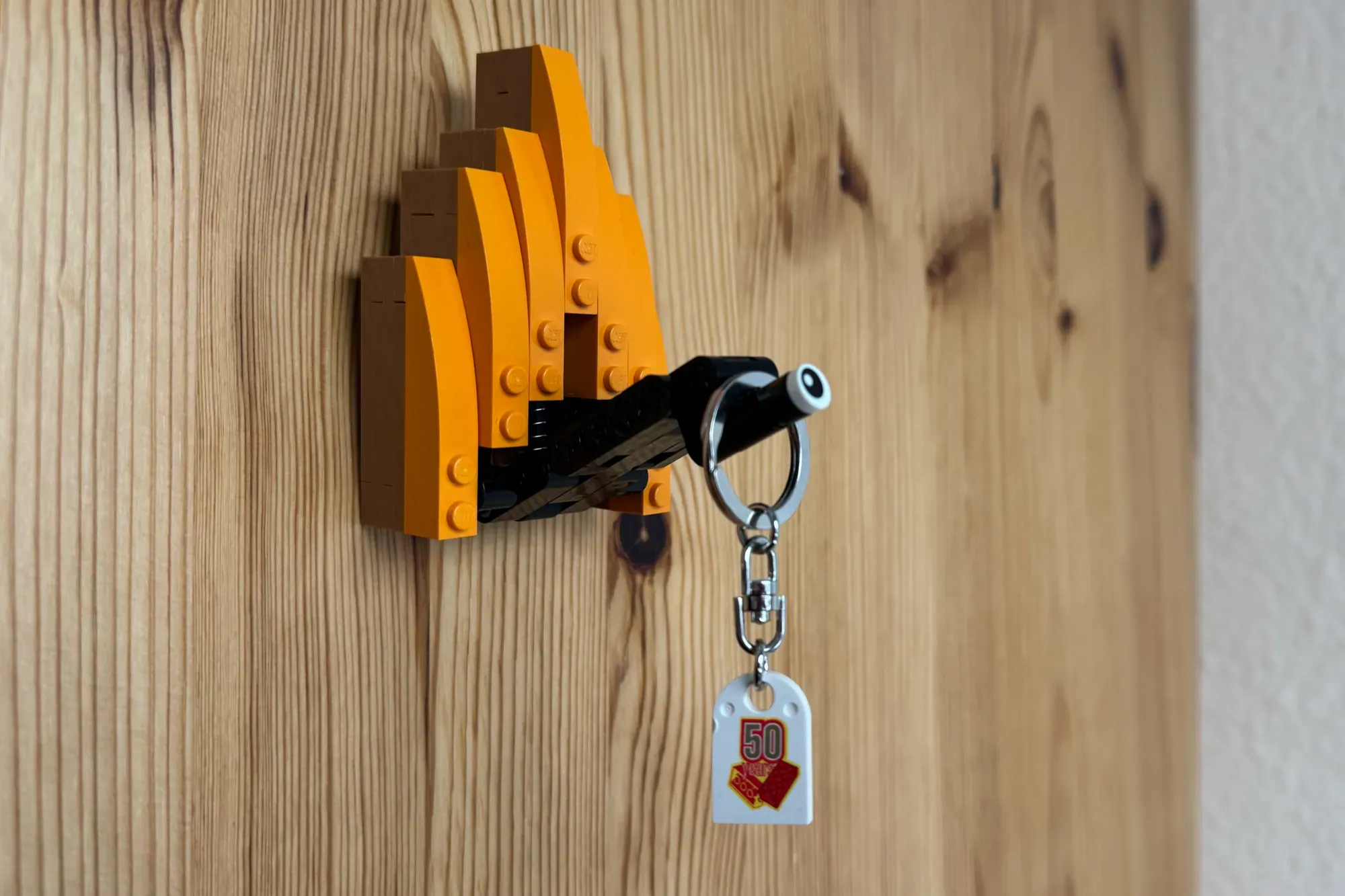 The "Never-Lost" Spring-Loaded Key Hanger | LEGO® Ideas