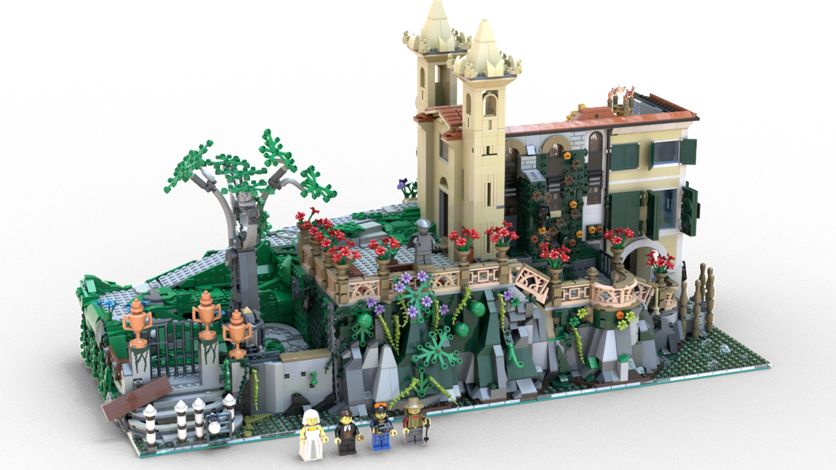 LEGO IDEAS - Italian Lakeside Villa - Villa Del Balbianello