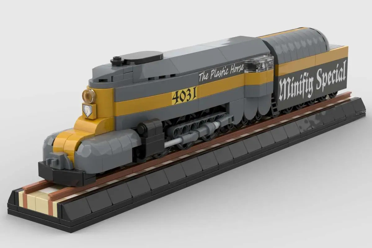 Midi Scale Streamline Steam Locomotive Display | LEGO® Ideas