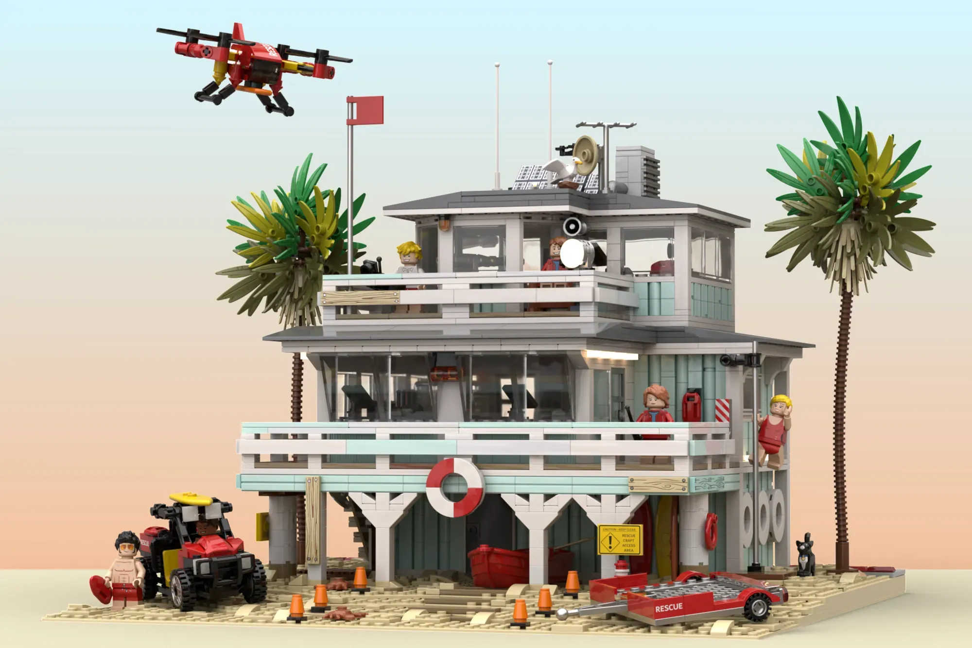 Lifeguard Headquarters | LEGO® Ideas
