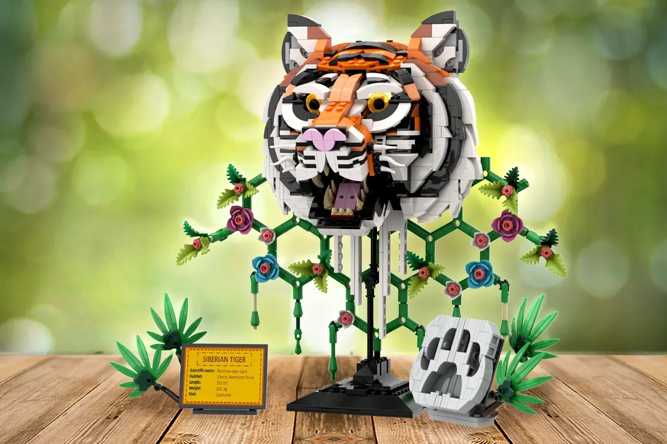 Tiger Head Sculpture | LEGO® Ideas