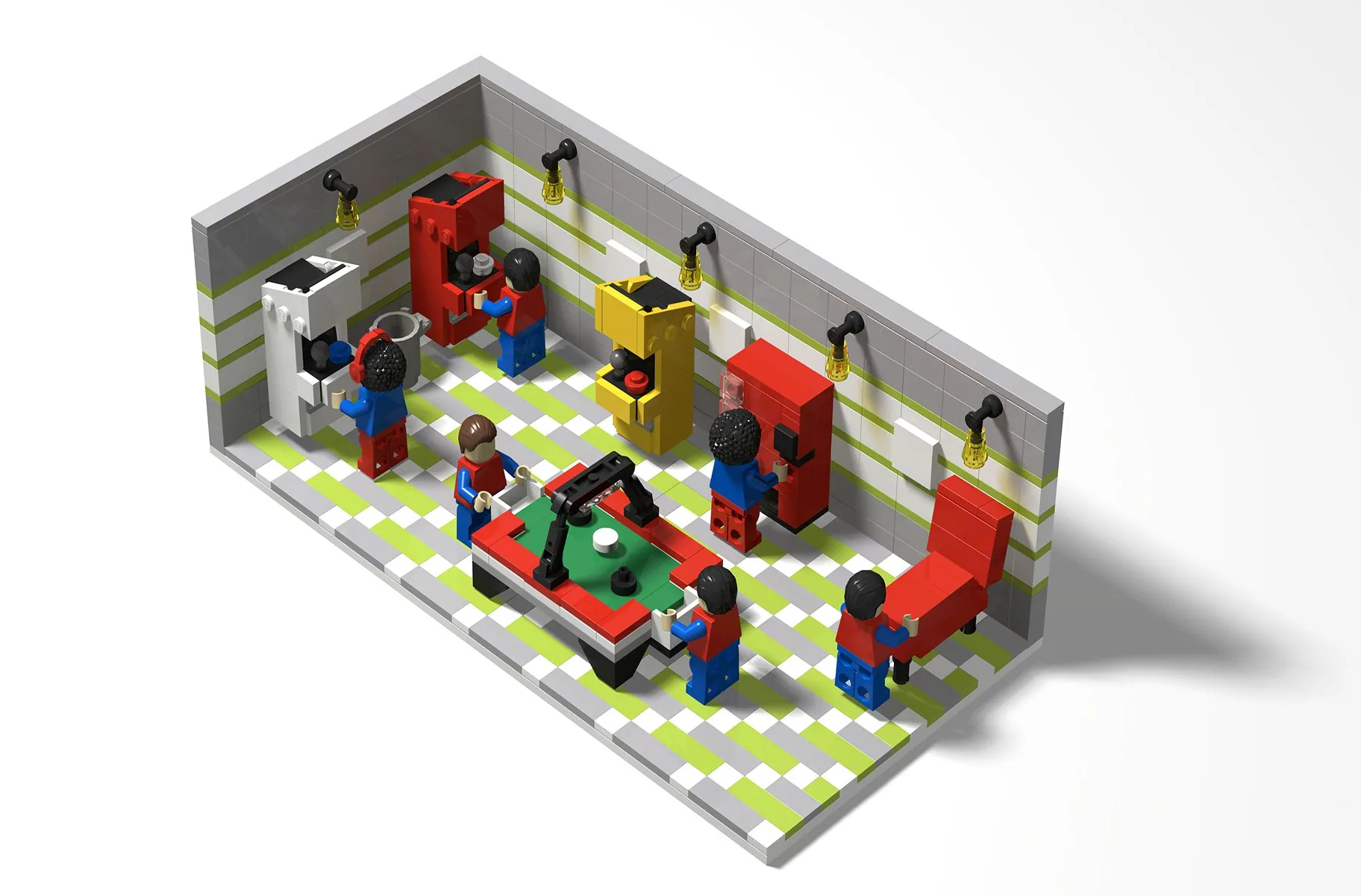Giga Game Room Arcade | LEGO® Ideas
