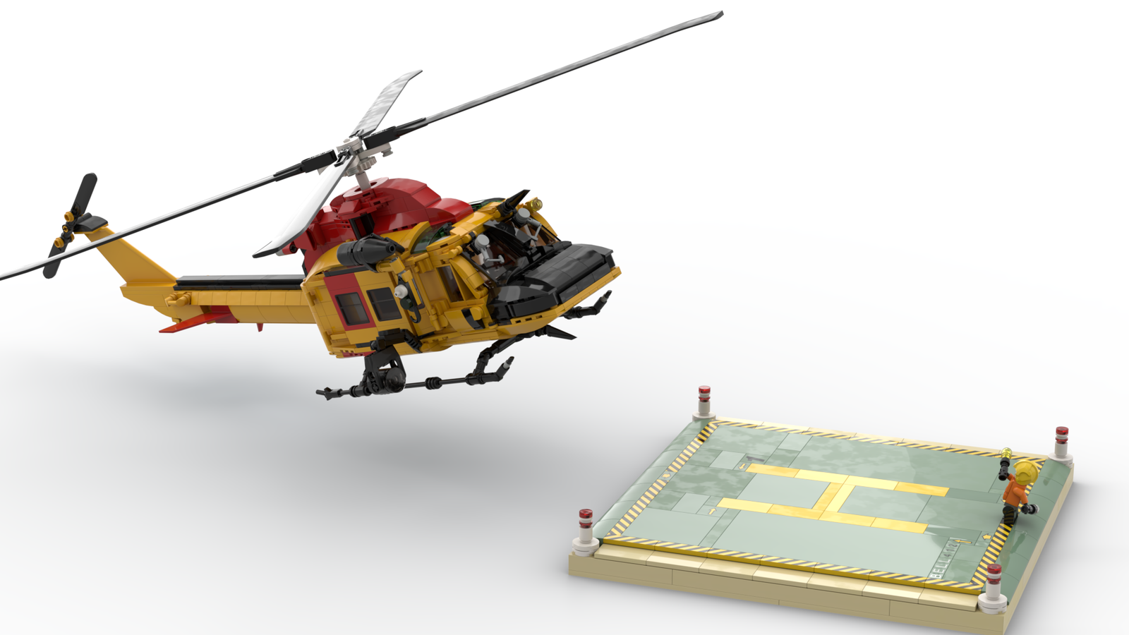 LEGO IDEAS - Bell CH-146 Griffon Canadian Search And Rescue Edition.