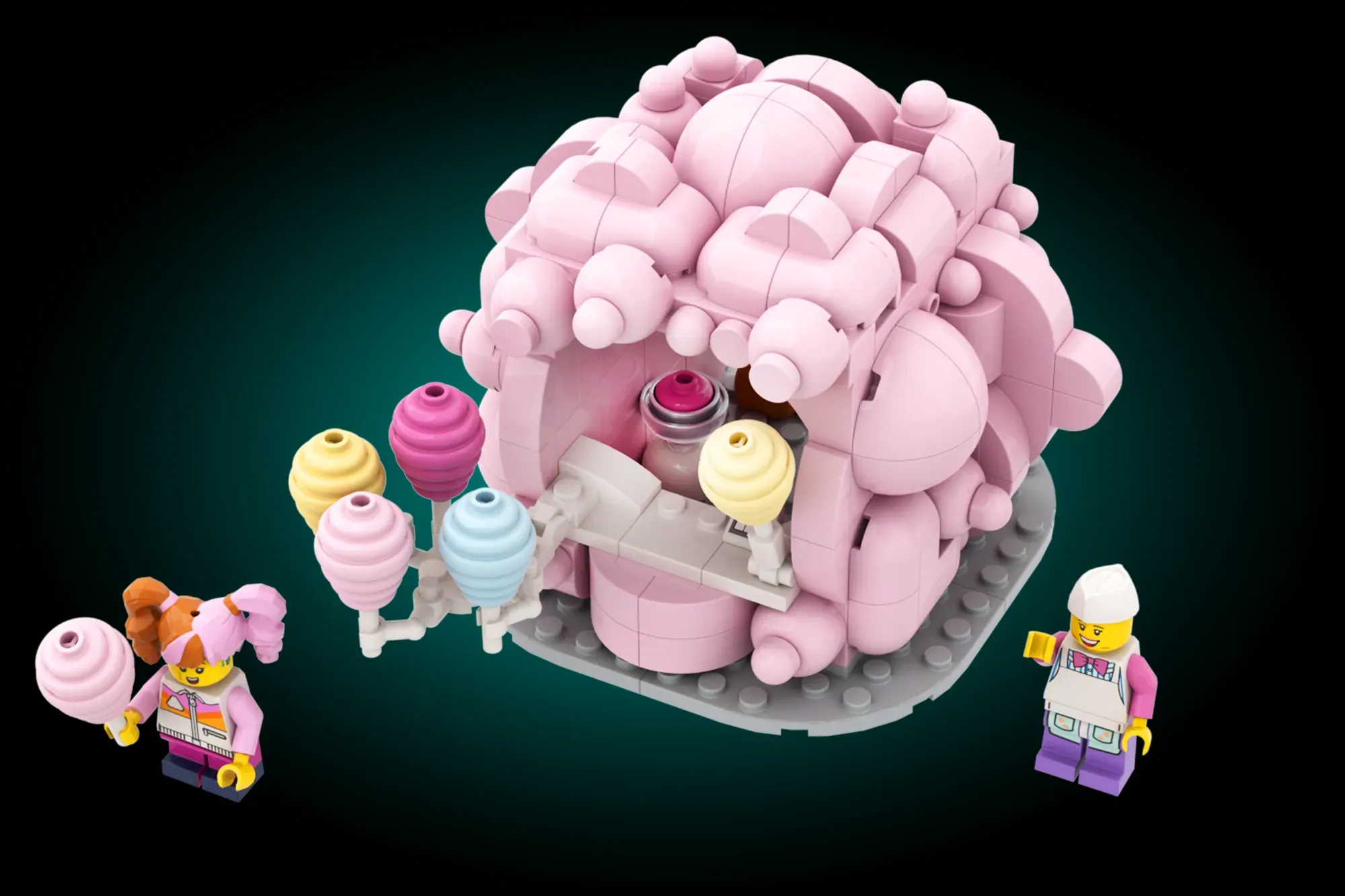 Cotton Candy Stall | LEGO® Ideas