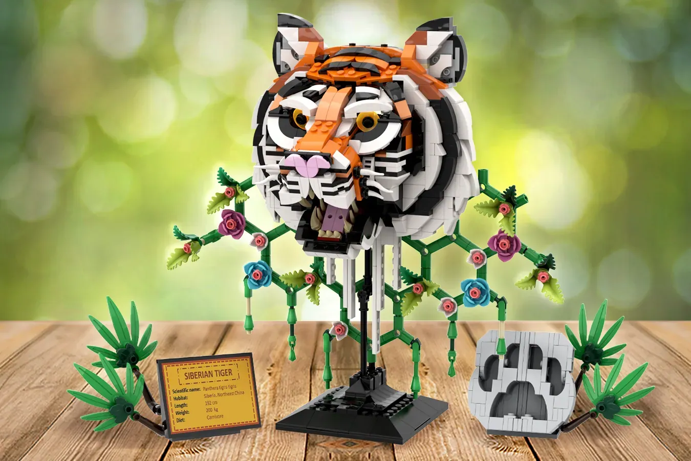 Tiger Head Sculpture | LEGO® Ideas