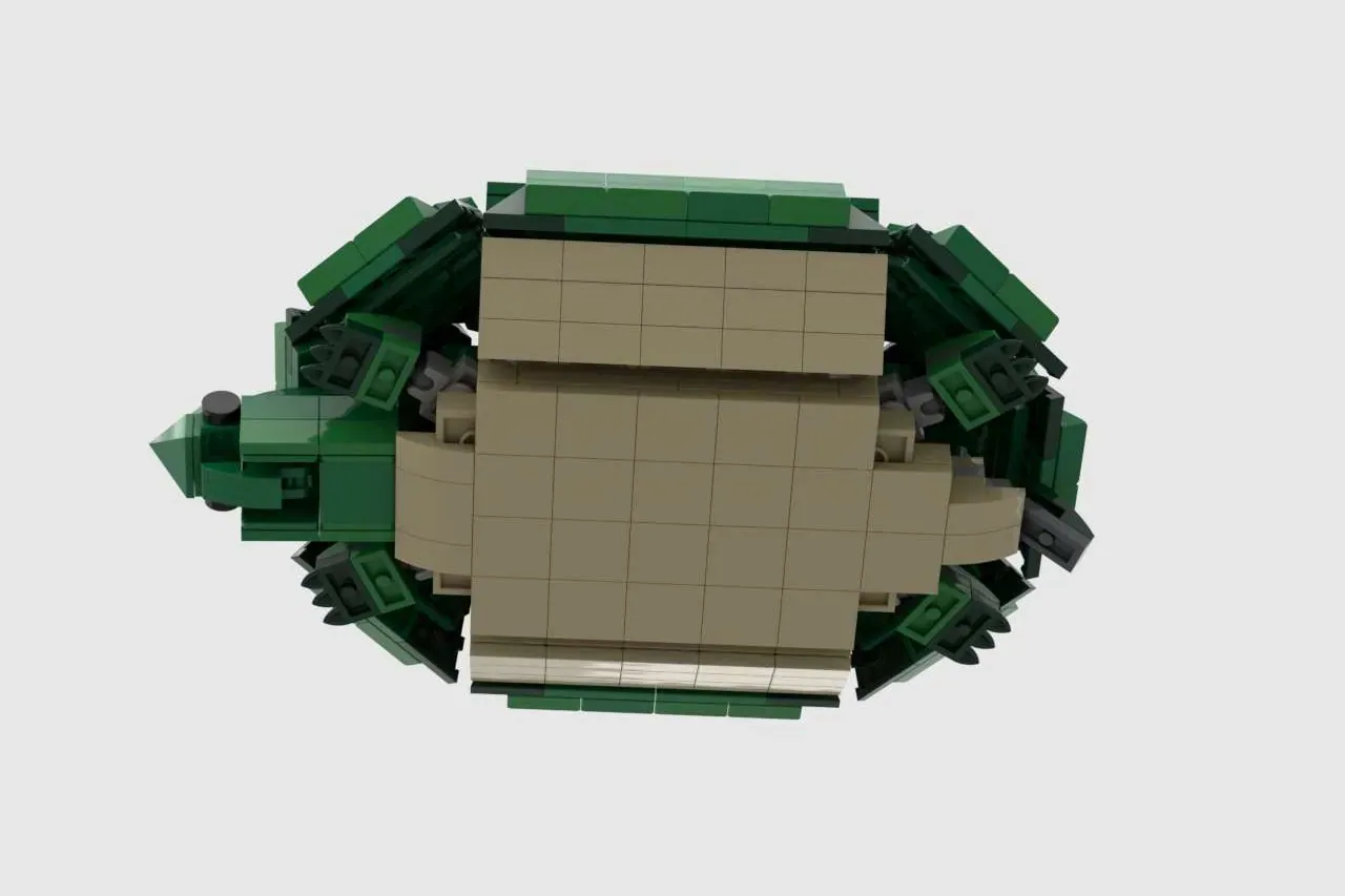 Mother Turtle and Baby Turtle Sunbathing | LEGO® Ideas